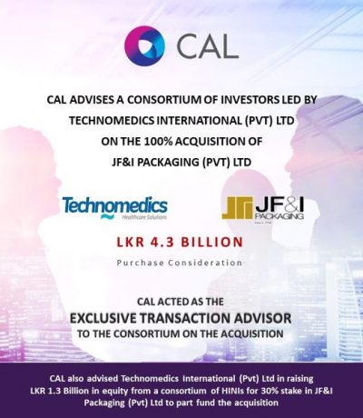 Acquisition of JF & I Packaging - CAL
