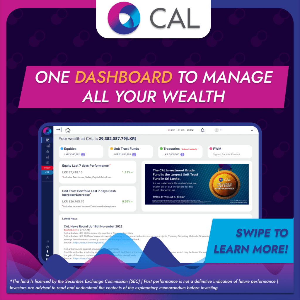 The Complete Digital Unit Trust Solution for Sri Lankans - CAL