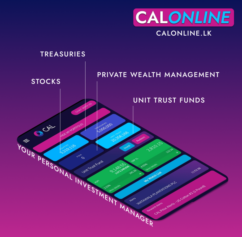 Your personal investment manager is now at your fingertips with CAL ...