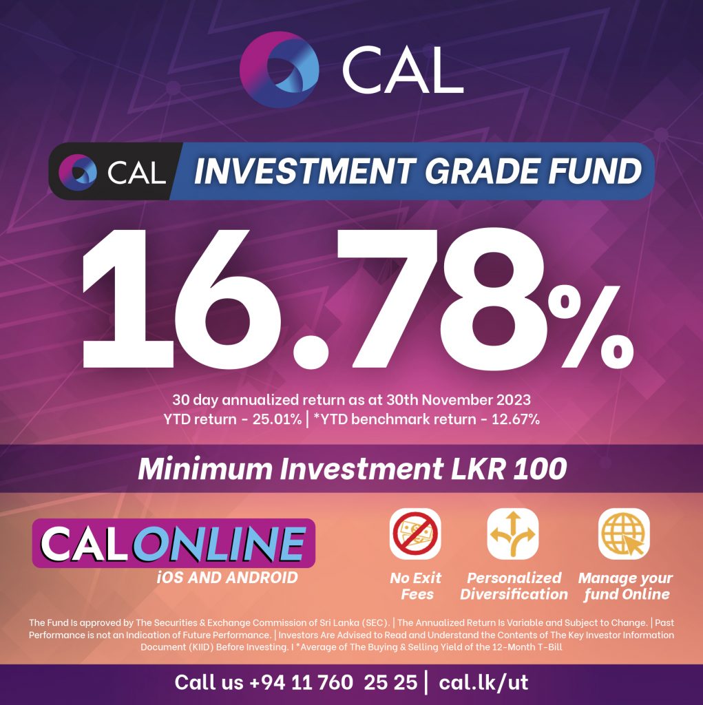 INVESTMENT GRADE FUND | CAL SRI LANKA - CAL