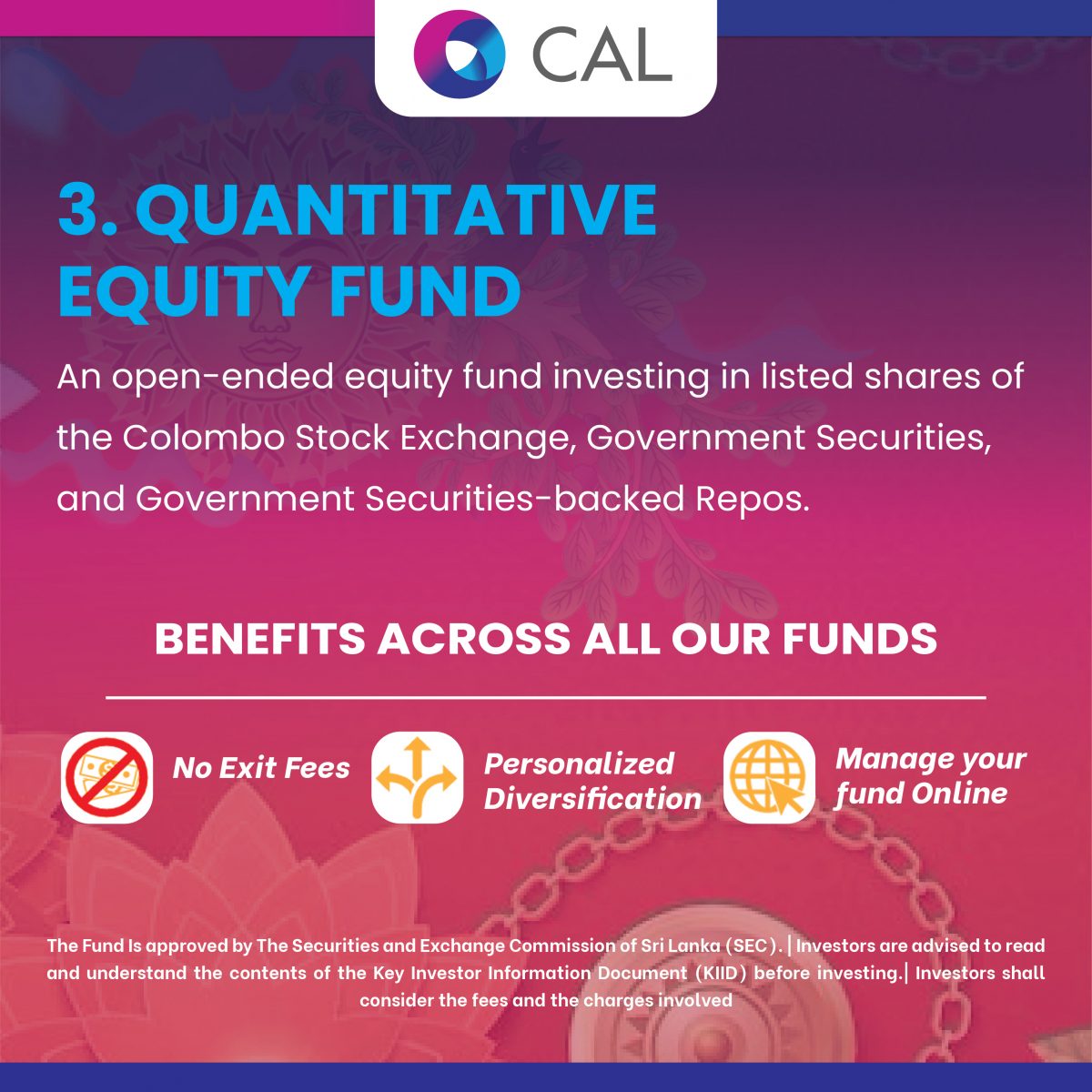 Explore the world of Unit Trust Fund with CAL Sri Lanka - CAL