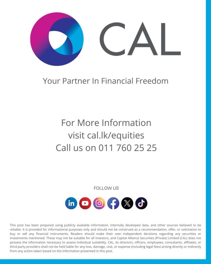 CAL Stock Recommendations over the last 9 months | CAL Sri Lanka - CAL
