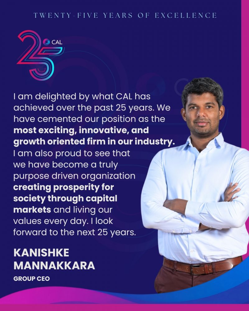 25 Years of Excellence: The People Behind CAL’s Success Story – CAL Sri ...