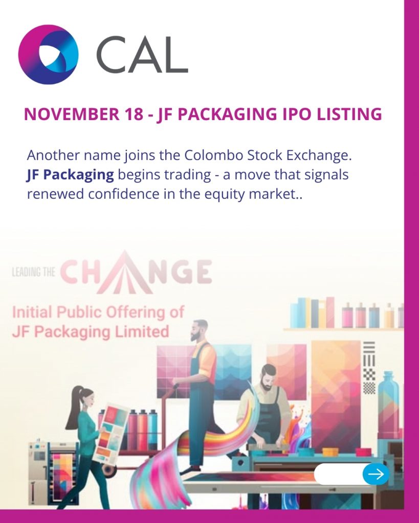 What’s Happening in November | CAL Sri Lanka - CAL