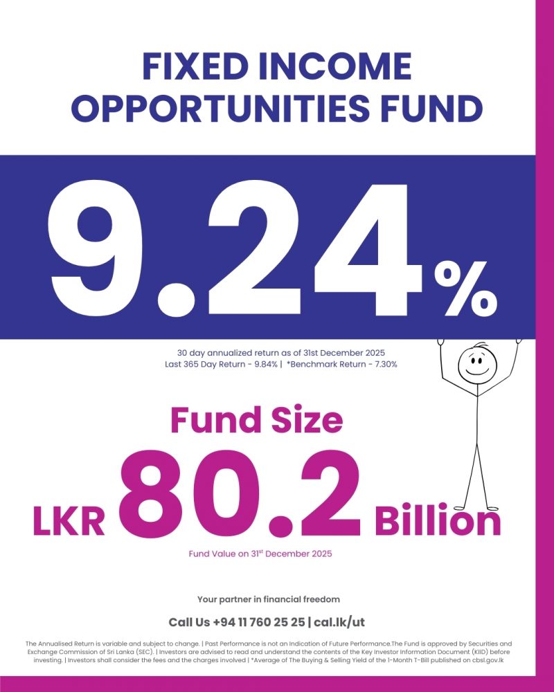 Things you need to know about Fixed Income Opportunities Fund | CAL Sri ...