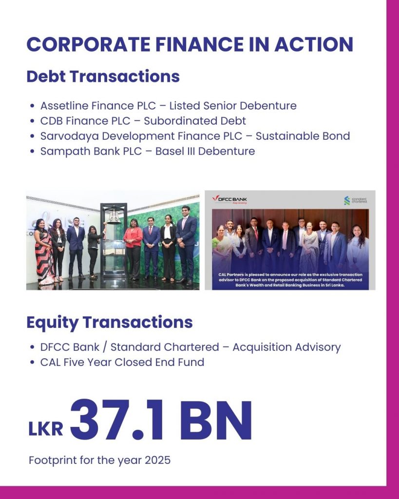 2025 by the Numbers | CAL Sri Lanka - CAL